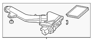13717857606 - 2016-2018 BMW M2 Air Cleaner Assembly (13-71-7-857-606 ...