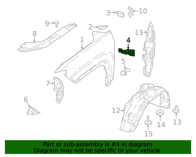 2017-2022 Jeep Compass Rear Bracket - Passenger Side (RH) 68243862AA ...