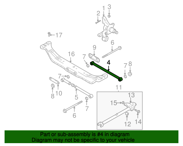 Genuine Lower Control Arm for 2001-2008 Hyundai | Part# 55210-2D000 ...