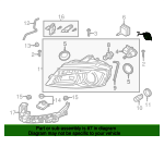 Retainer Ring - Audi (8P0-941-621)