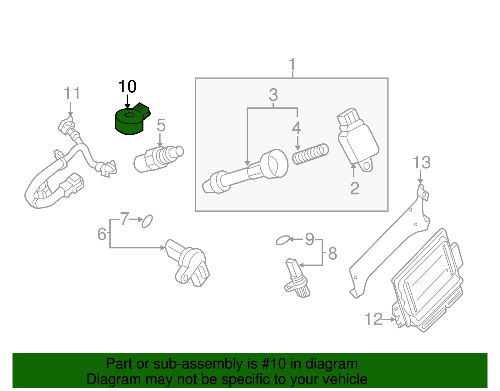 2005-2020 Nissan Knock Sensor 22060-ZV00A | ZEIGLER NISSAN OF ORLAND PARK