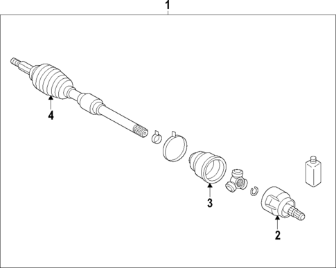 Axle Shafts & Joints for 2015 Mitsubishi Outlander Sport ...