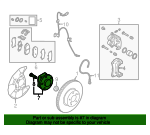 2014-2023 Subaru Hub Assembly 28373FL010 | Subaru Parts Store