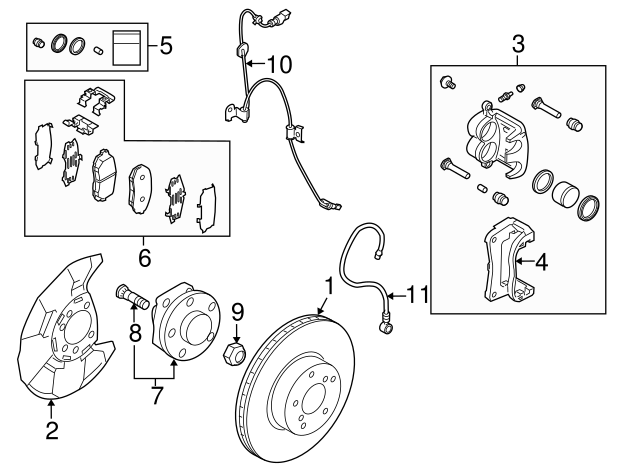 2014-2023 Subaru Hub Assembly 28373FL010 | Subaru Parts Store