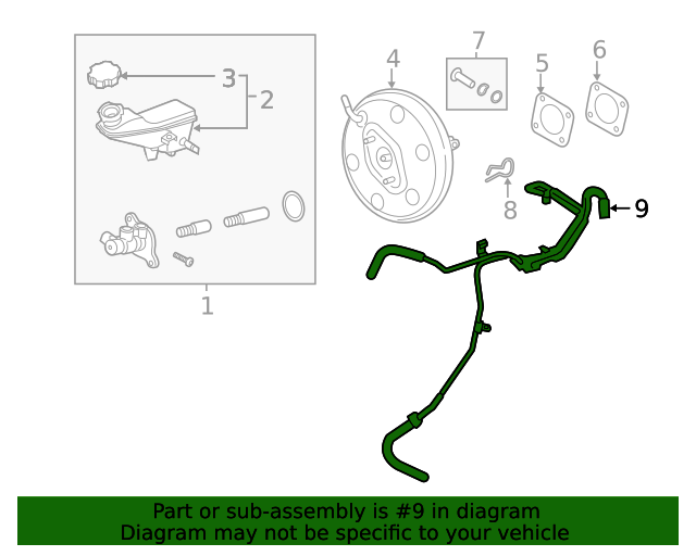 2019-2022 Hyundai Veloster N Vacuum Hose 59130-K9000 | Hyundai ...