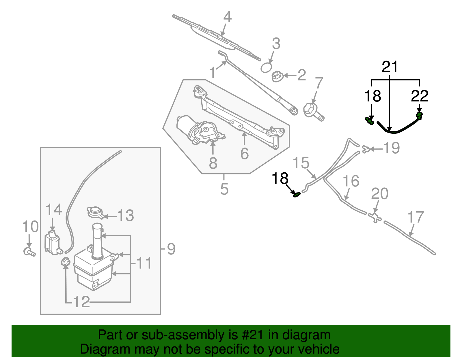 98630-2F200 - Nozzle Assembly 2004-2009 Kia | Kia.Parts Store