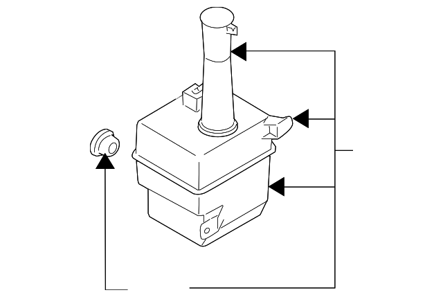 98620-2F001 - Washer Fluid Reservoir 2004-2007 Kia | Kia.Parts Store