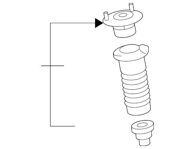 2006-2011 Lexus Upper Mount 48680-30300 | OEM Parts Online
