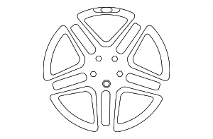 2010-2015 Mercedes-Benz Wheel (19 Inch) 7-Spoke (Sterling Silver) 204 ...