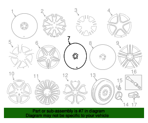 204-401-29-00-7X21 - Wheel 2014-2015 Mercedes-Benz | AutoNationParts.com