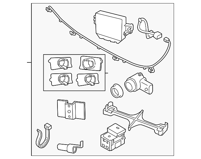 31414652 - Rear Parking Assistance Camera - KIT - 2011-2014 Volvo S60 ...