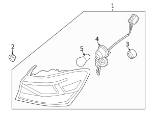 92401-M7000 - Combo Lamp Assembly 2019-2021 Kia Forte | Kia Cheap Parts