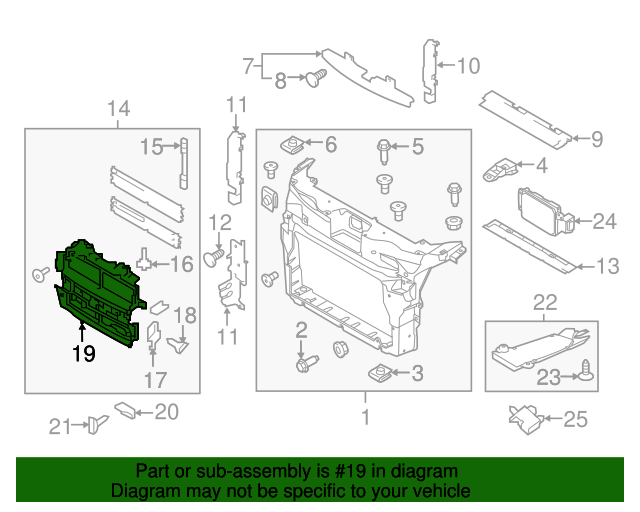 2016-2019 Ford Explorer Lower Bracket JB5Z-8B455-A | OEM Parts Online