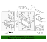 2016-2019 Ford Explorer Lower Bracket Support Bracket FB5Z8B455B ...