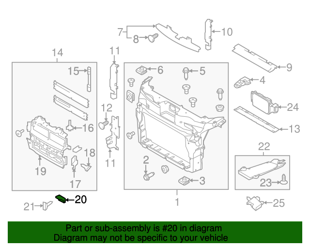 Genuine OEM Ford Part - Lower Bracket Support Bracket FB5Z-8B455-B ...