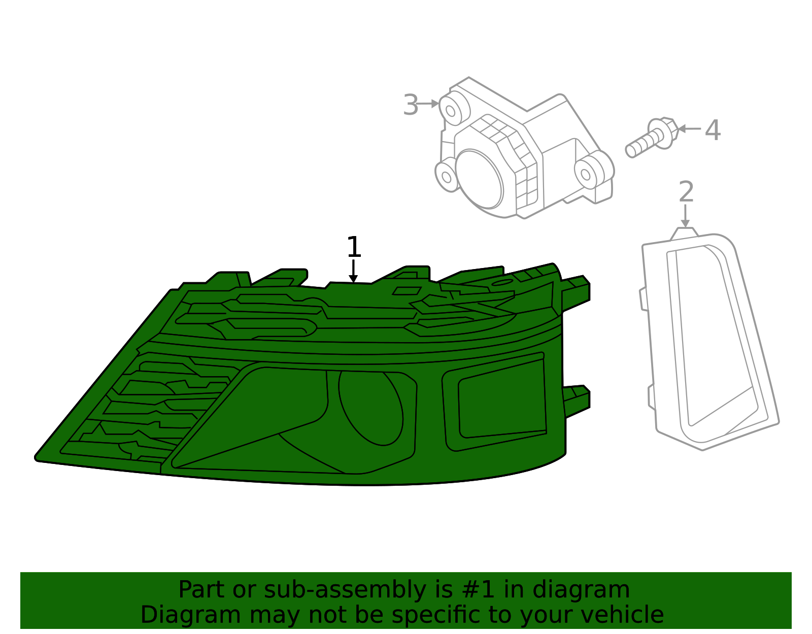 2020-2021 Audi Outer Grille 4N0-807-679-G-3FZ | TascaParts.com