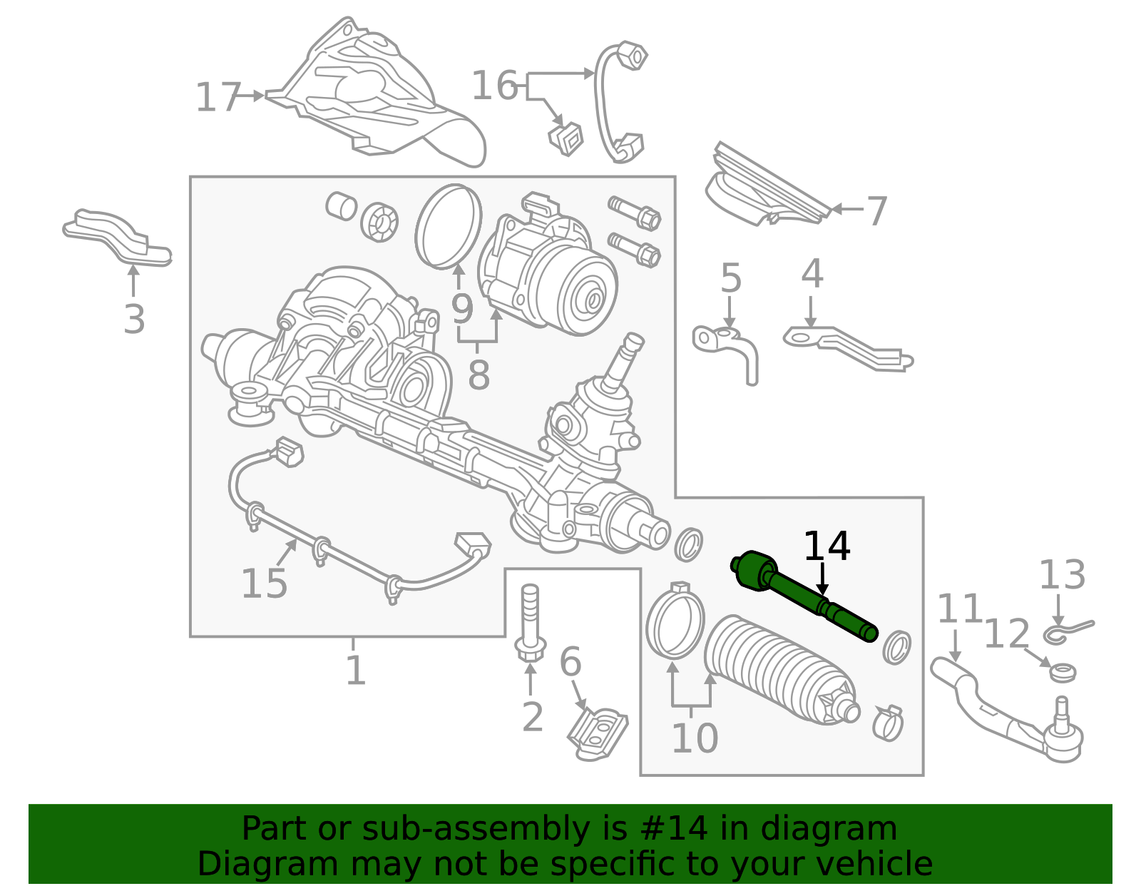 53521-TBA-A01 - Inner Tie Rod 2016-2025 Honda | Honda Parts Online