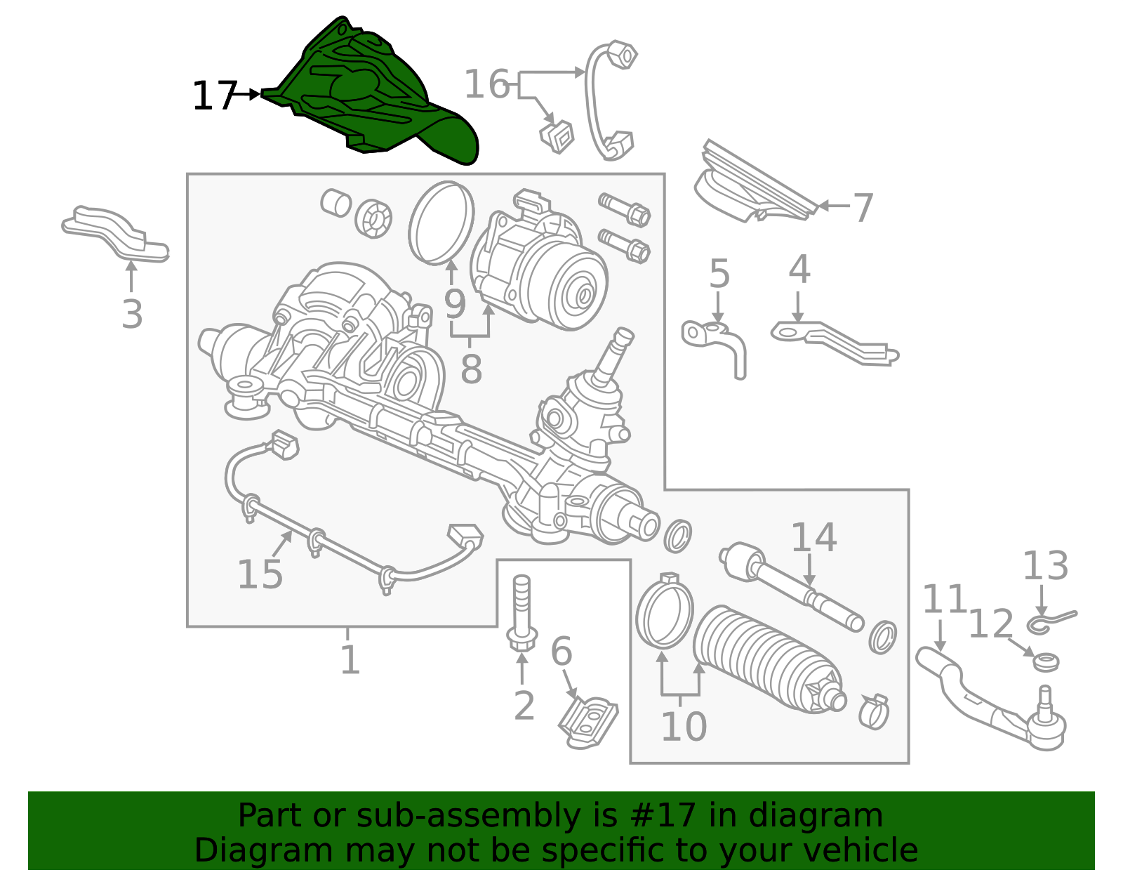 53692-TBA-A01 - 2016-2021 Honda - Plate Power Steering Heat Baffle ...