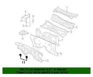 Silencer Retainer - Mopar (68213384AA) | MyMoparParts