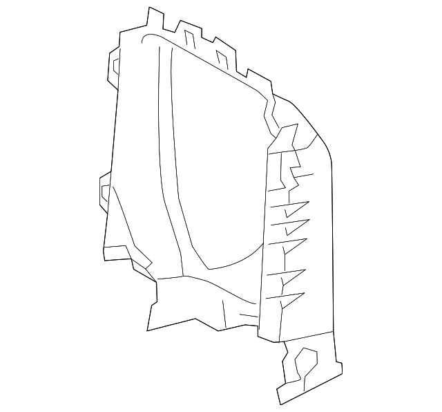 222-505-03-61 - Air Duct 2014 Mercedes-Benz S 550 | Mercedes-Benz USA Parts