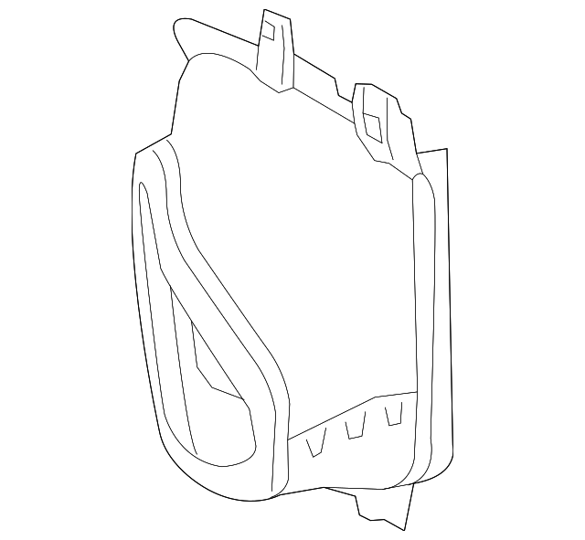 222-505-02-61 - Air Duct 2014-2020 Mercedes-Benz | Mercedes-Benz USA Parts