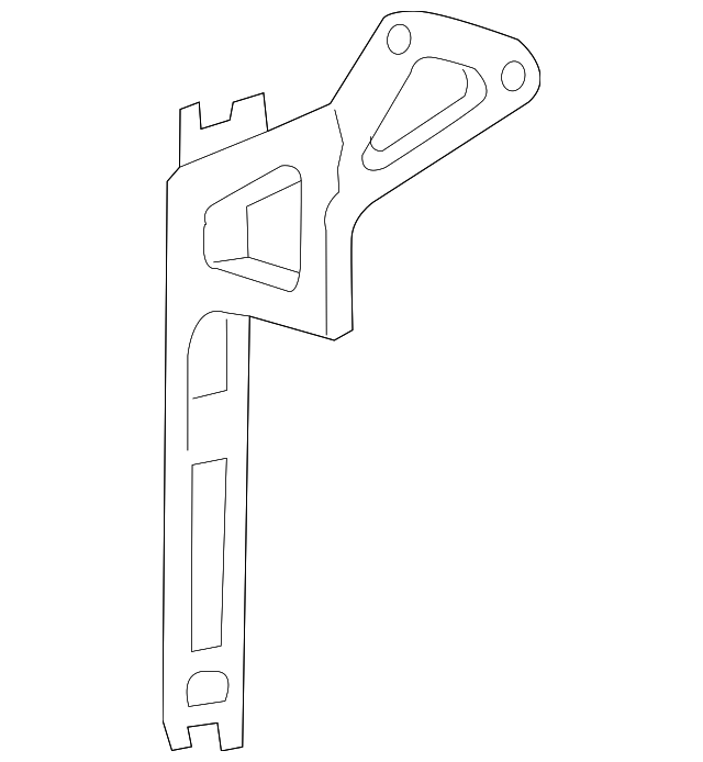 222-504-39-40 - Auxiliary Radiator Side Bracket 2014-2021 Mercedes-Benz ...