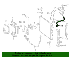 222-501-55-91 - Reservoir Hose 2014-2021 Mercedes-Benz | Mercedes-Benz ...