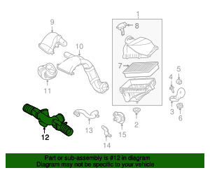 2010-2019 Jaguar Intake Tube C2D18592 | OEM Parts Online