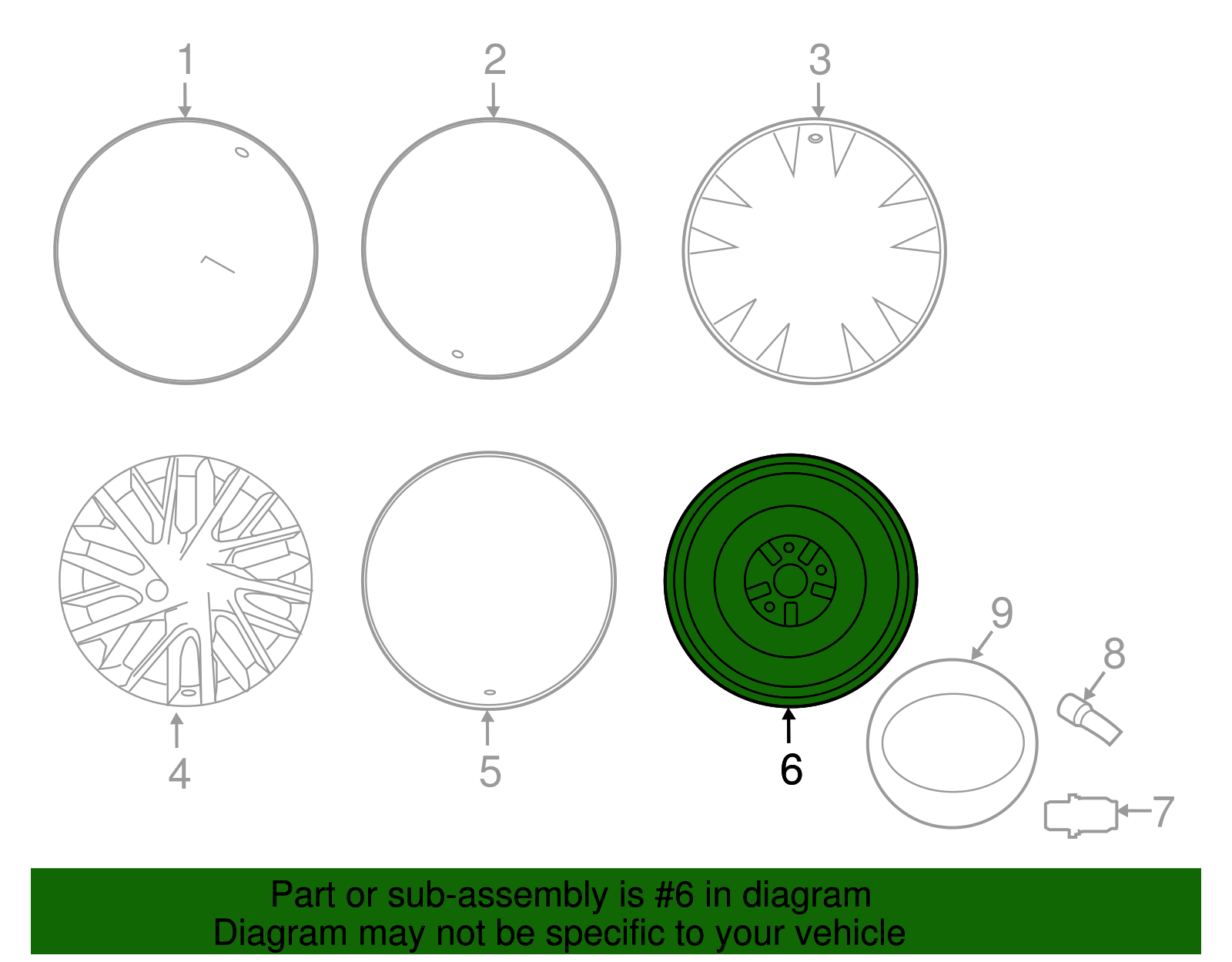 42611-06380 - Spare Wheel - 2007-2018 Lexus | My L Parts