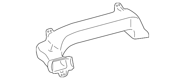 2010-2015 Lexus Upper Duct 55843-0E050 | OEM Parts Online