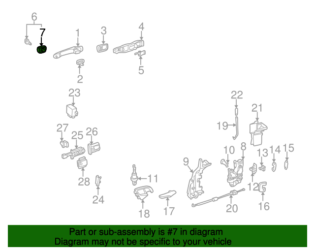 210-760-17-77 - Lock Cylinder 1998-1999 Mercedes-Benz | Mercedes-Benz ...