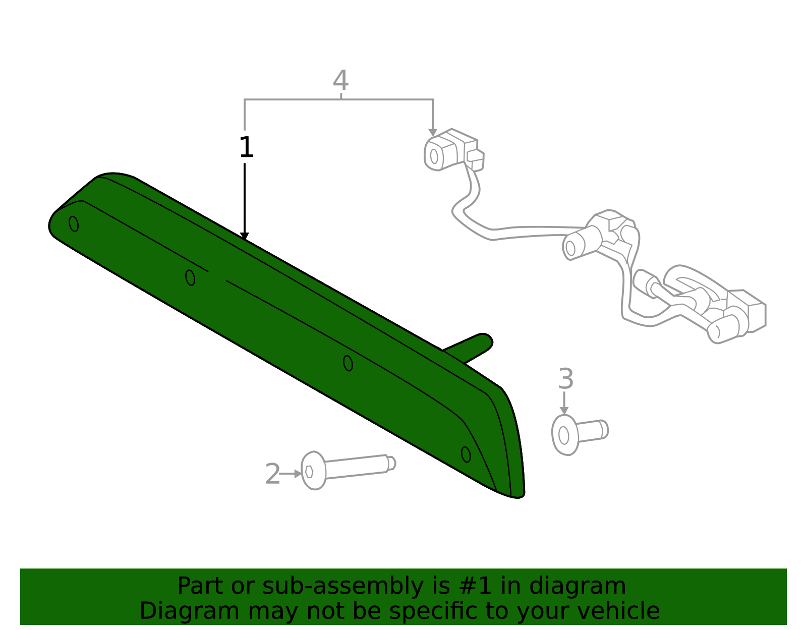 Genuine High Mount Lamp for 2021-2025 Ford | Part# ML3Z-13A613-B | Ted ...