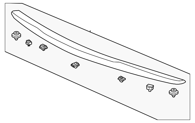 2021-2025 Acura TLX Spoiler 71700-TGV-A01 | OEM Parts Online