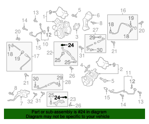 2015-2022 Ford OEM Oil Outlet Tube Gasket FT4Z-6N652-E | OEM Ford Parts