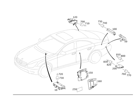 KEYLESS GO® for 2007 Mercedes-Benz CLS 550 | Mercedes-Benz USA Parts