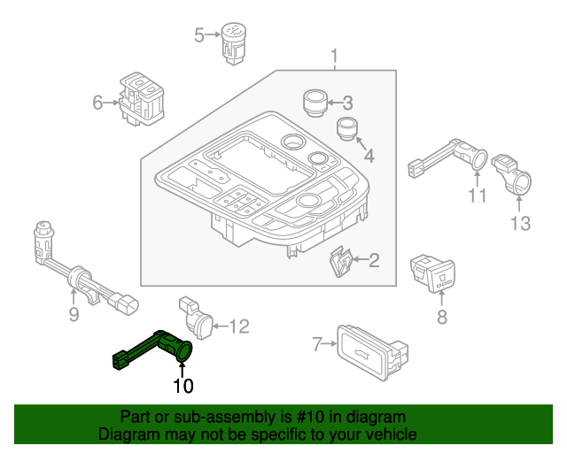 2012-2020 Audi Ft Power Outlet 4G0-919-309-C | Audi USA Parts