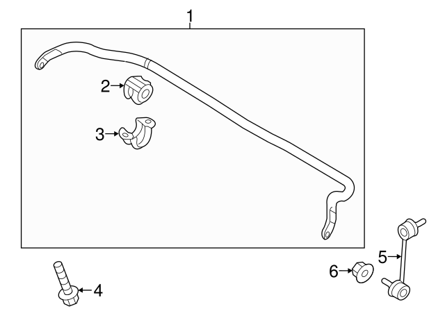 Hyundai - 54840-B1000 - Stabilizer Link - 2015-2020 Hyundai | OEM ...