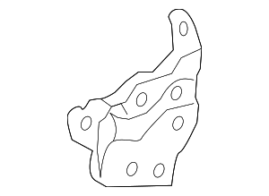 Toyota Radiator Support Side Panel Bracket Part# 5380447030 | Toyota Of ...