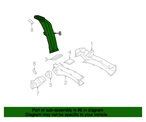 2007-2014 GM Rear Duct 25897953 | GMPartsDirect.com
