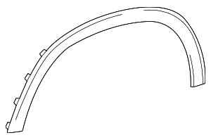 167-885-48-00 - Wheel Opening Molding 2020-2023 Mercedes-Benz ...