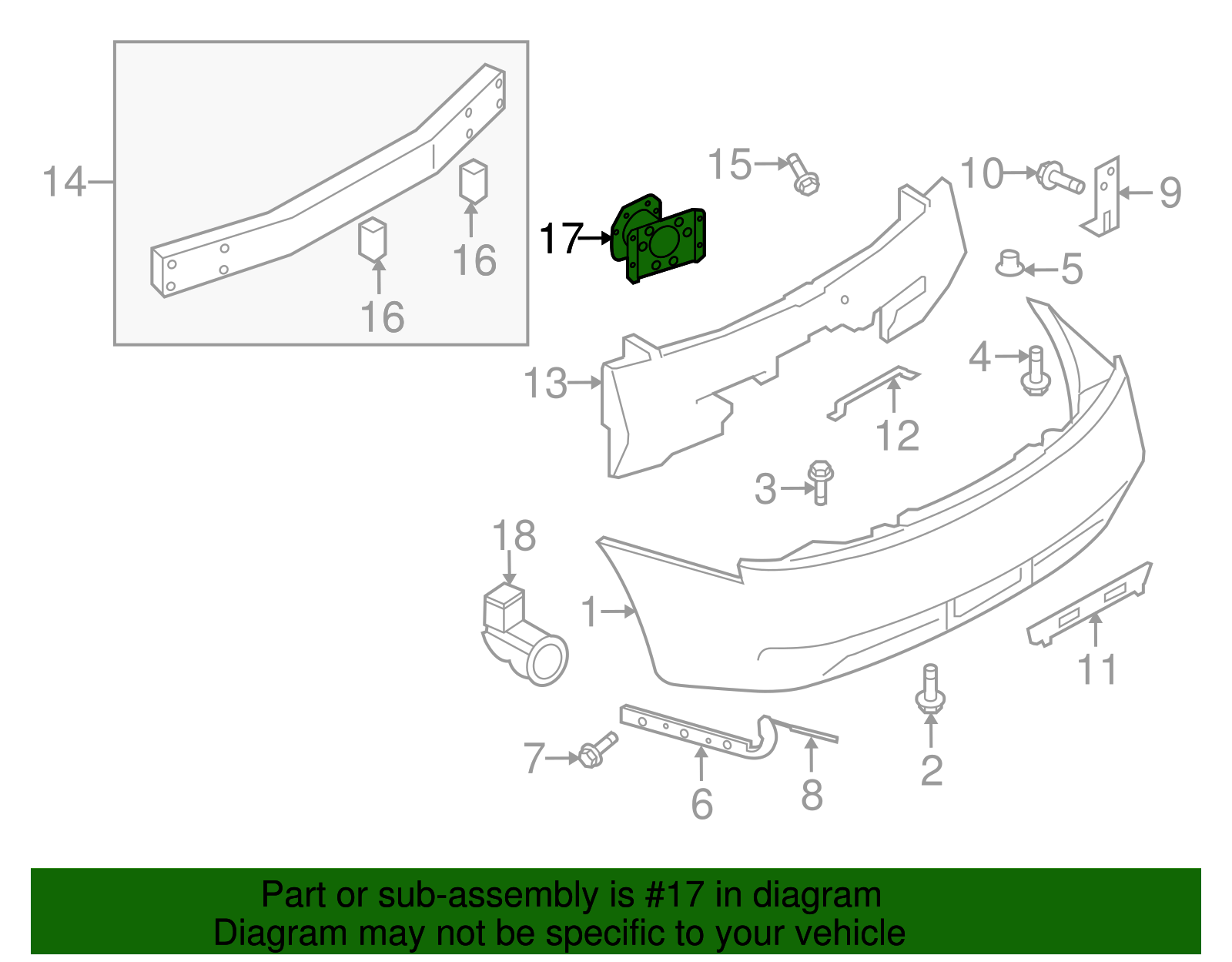 2008-2015 Infiniti Stay Bracket 85210-JL00A | Infiniti of Orland Park