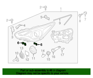 92157-J5000 - Headlamp Assembly Lower Bracket 2018-2020 Kia Stinger ...
