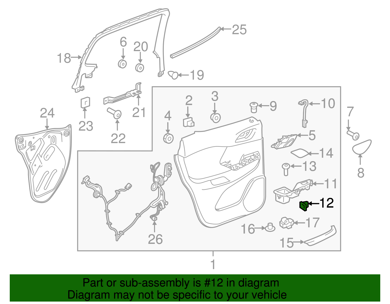2016-2025 GM Multi-Purpose Clip 11547375 GM | GMPartsDirect.com
