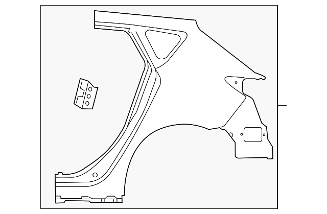 2012-2013 Mazda 3 Quarter Panel BFY2-70-41X | QuirkParts