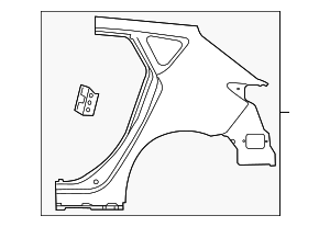 2012-2013 Mazda 3 Quarter Panel BFY2-70-41X | QuirkParts