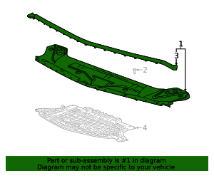 84862314 - Front Compartment Front Sight Shield 2020-2024 Cadillac CT5 ...