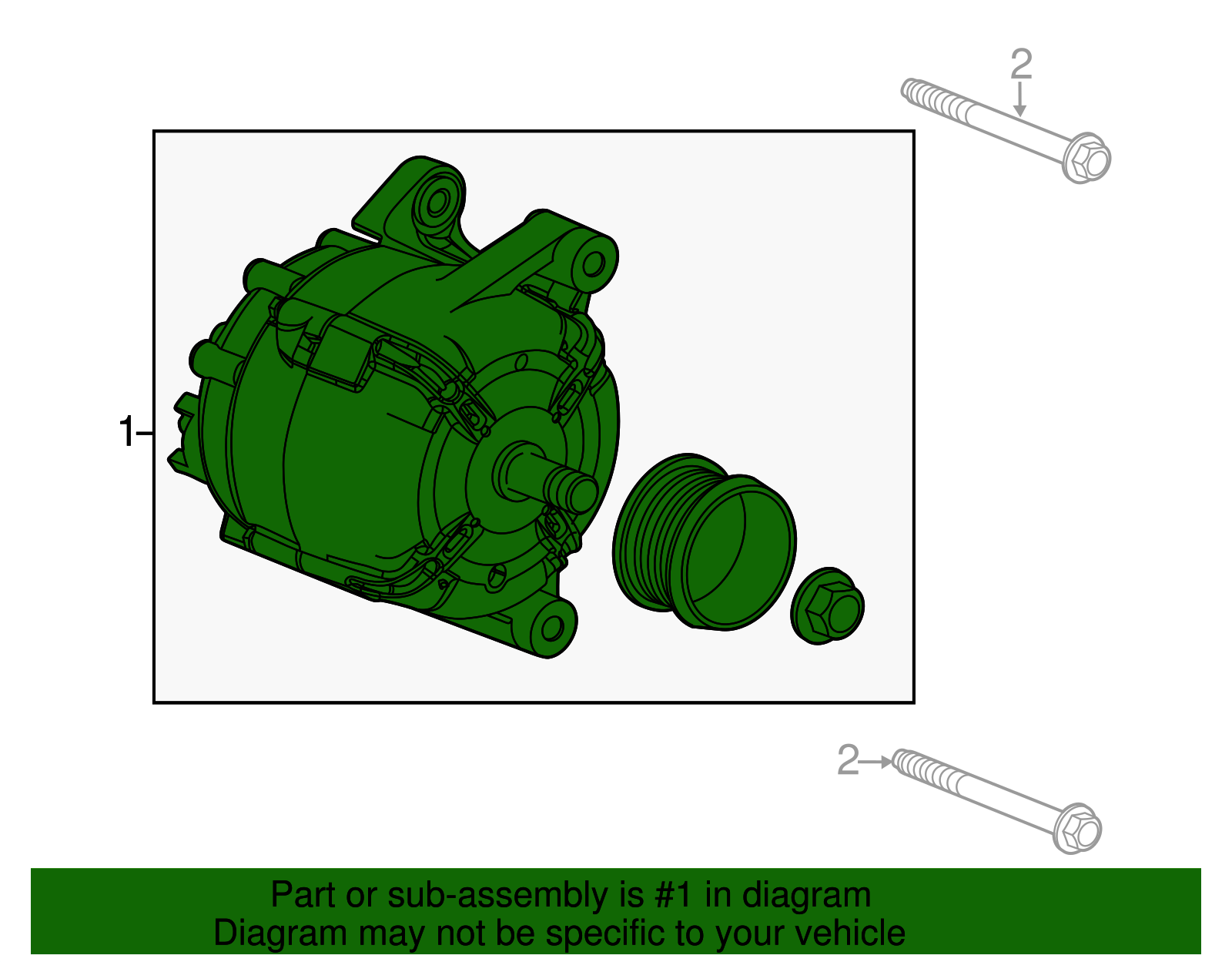 13595628 - Alternator - 2012-2018 Chevrolet Sonic | World Parts Direct