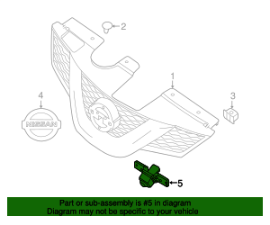 284F1-6FL1A - Front Camera 2017-2020 Nissan Rogue | Nissan Parts ...