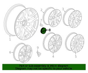 2019-2024 Chevrolet Center Cap 84335831 | TascaParts.com