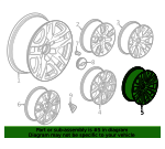 2019-2024 Chevrolet Wheel, Alloy 84227090 GM | GMPartsDirect.com